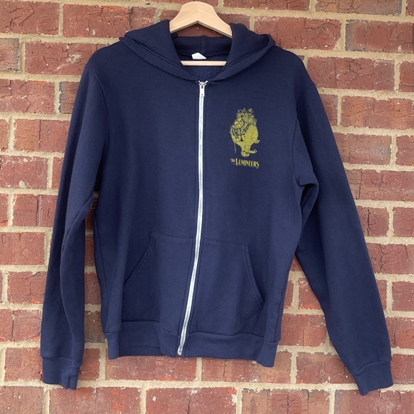 American Apparel | Shirts | The Lumineers Hoodie Sweatshirt Navy ...